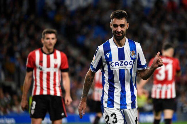 Real Sociedad's Brais Mendez previews Roma showdown in Europa League