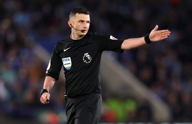 Michael Oliver to officiate Roma-Bayer Leverkusen