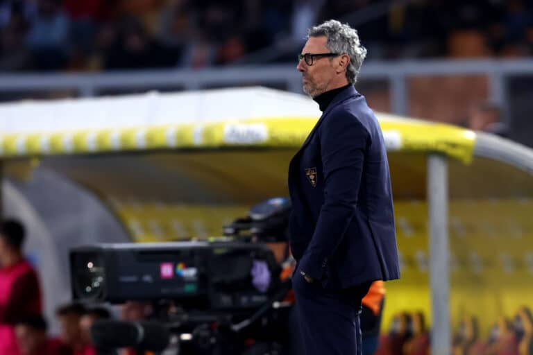 Lecce coach Luca Gotti satisfied with point gained in draw vs Roma