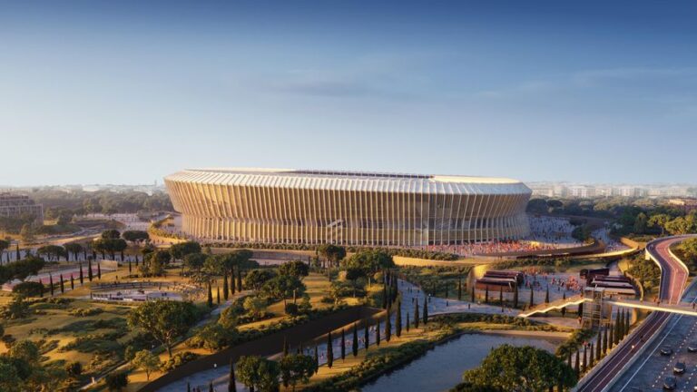 Roma unveil new stadium design in key meeting with Rome Mayor