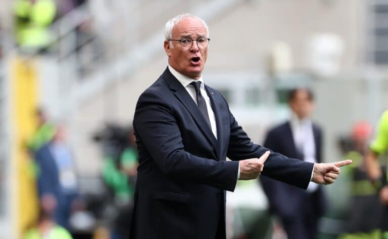 Ranieri reacts to Roma's victory at San Siro